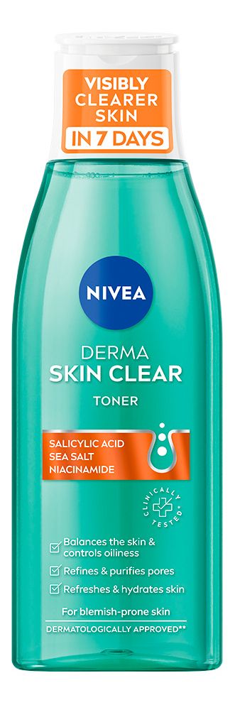 Köp Nivea Derma Skin Clear Toner - 200 ml hos Med24.se