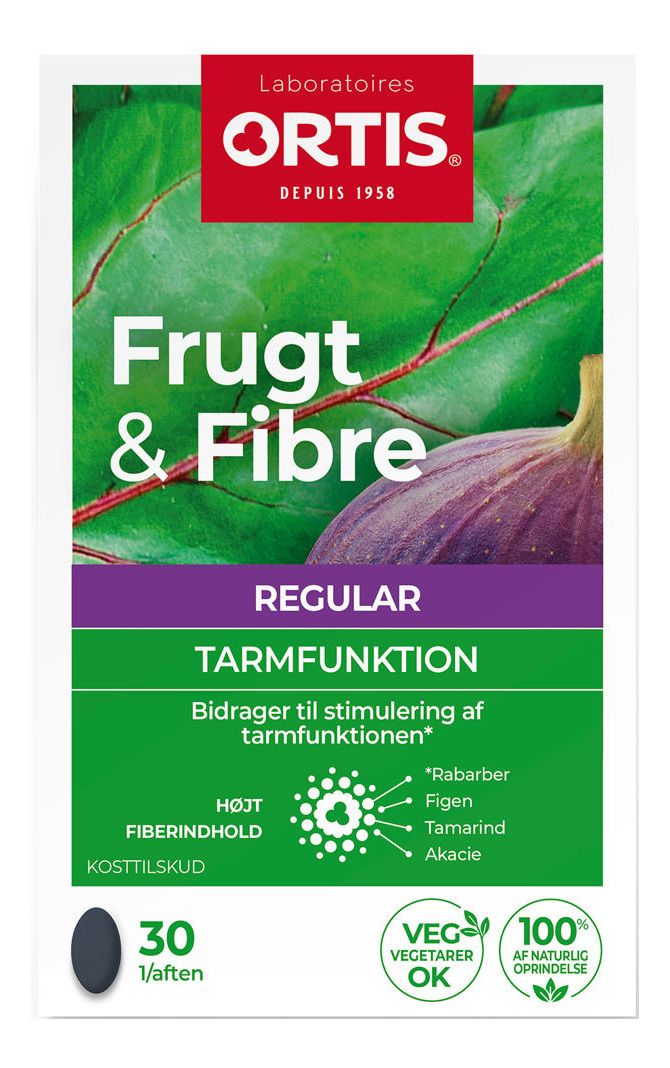 Köp Frukt & Fibrer - 30 tabletter hos Med24.se