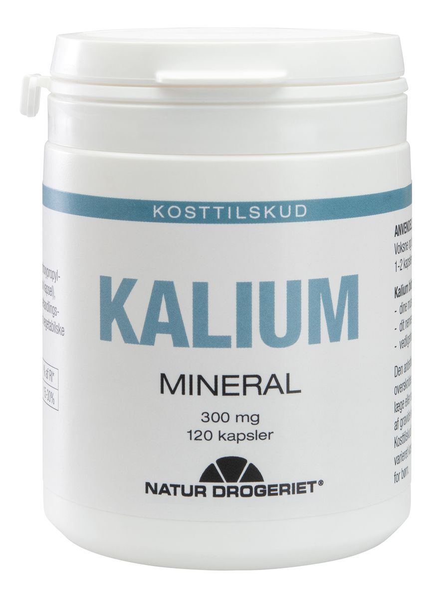 Köp Natur-Drogeriet Kalium 300 mg - 120 kap på Med24.se