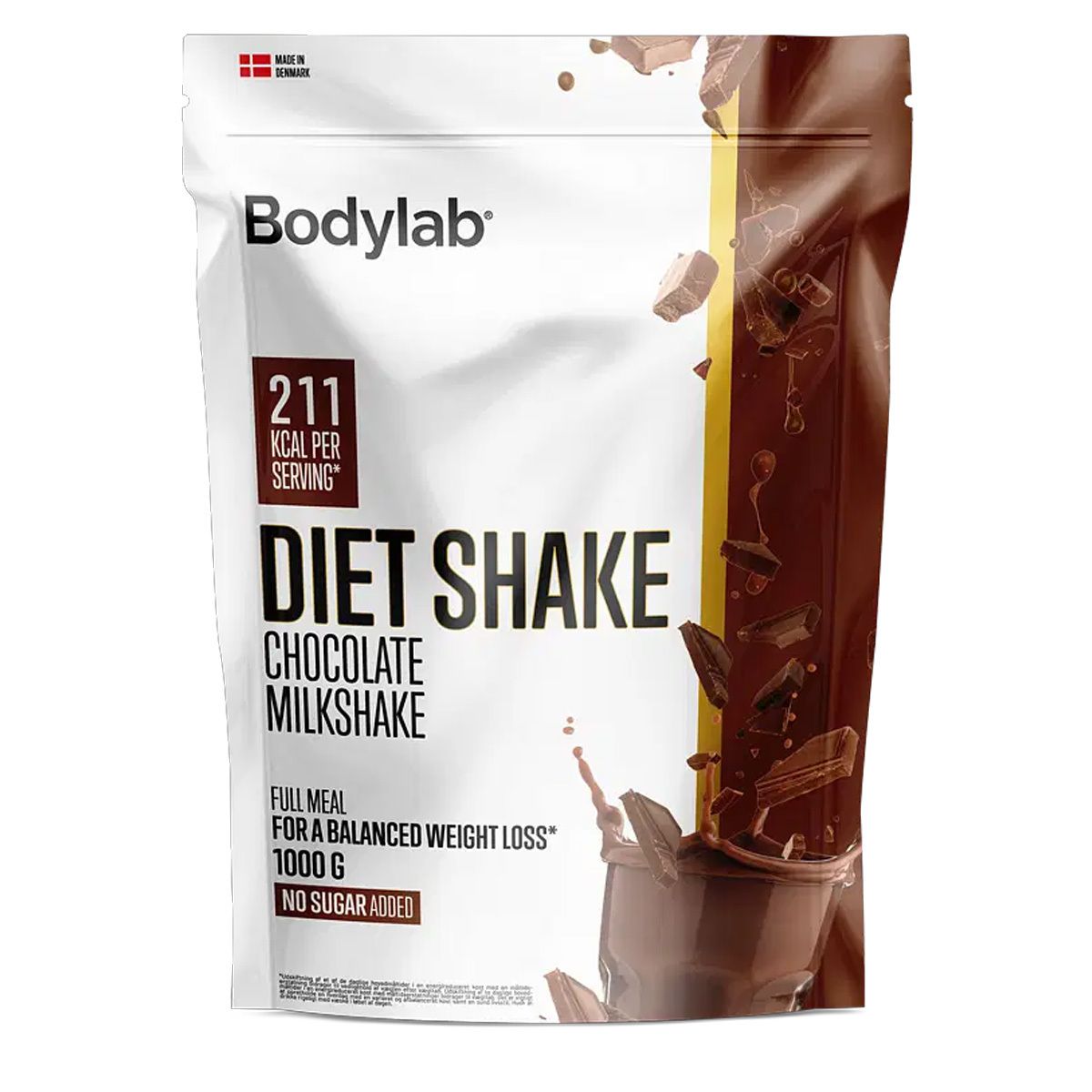 Köp Bodylab Diet Shake Chocolate - 1000 g hos Med24.se