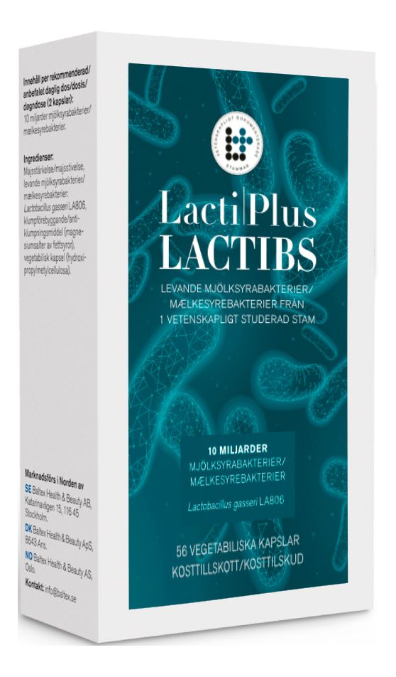 Köp LactiPlus LACTIBS - 56 kapslar på Med24.se