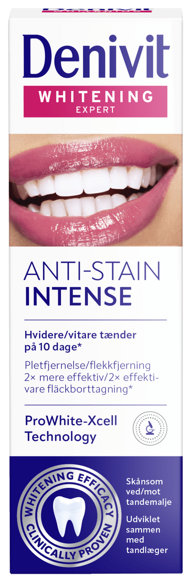 Köp Denivit Whitening Expert Anti-Stain Intense - 50 ml på Med24.se