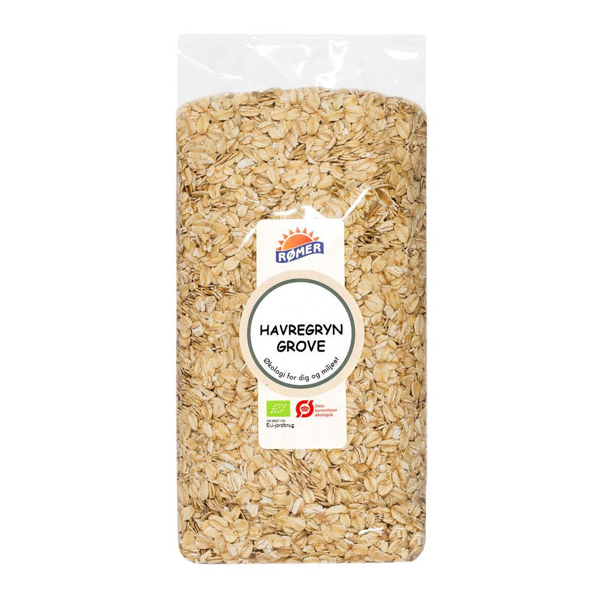 Köp Rømer Havregryn Grova, eko - 750 g på Med24.se