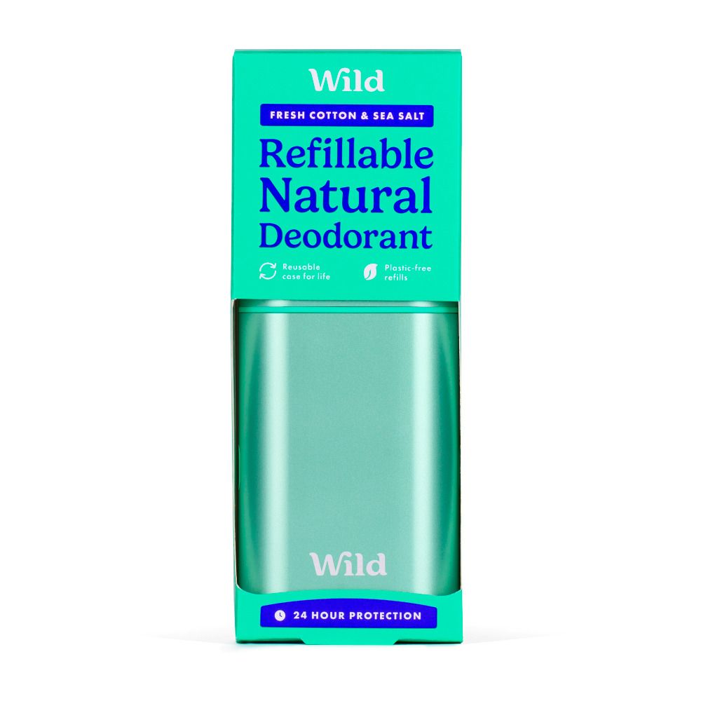 Buy Wild Refillable Natural Deodorant Fresh Cotton & Sea Salt
