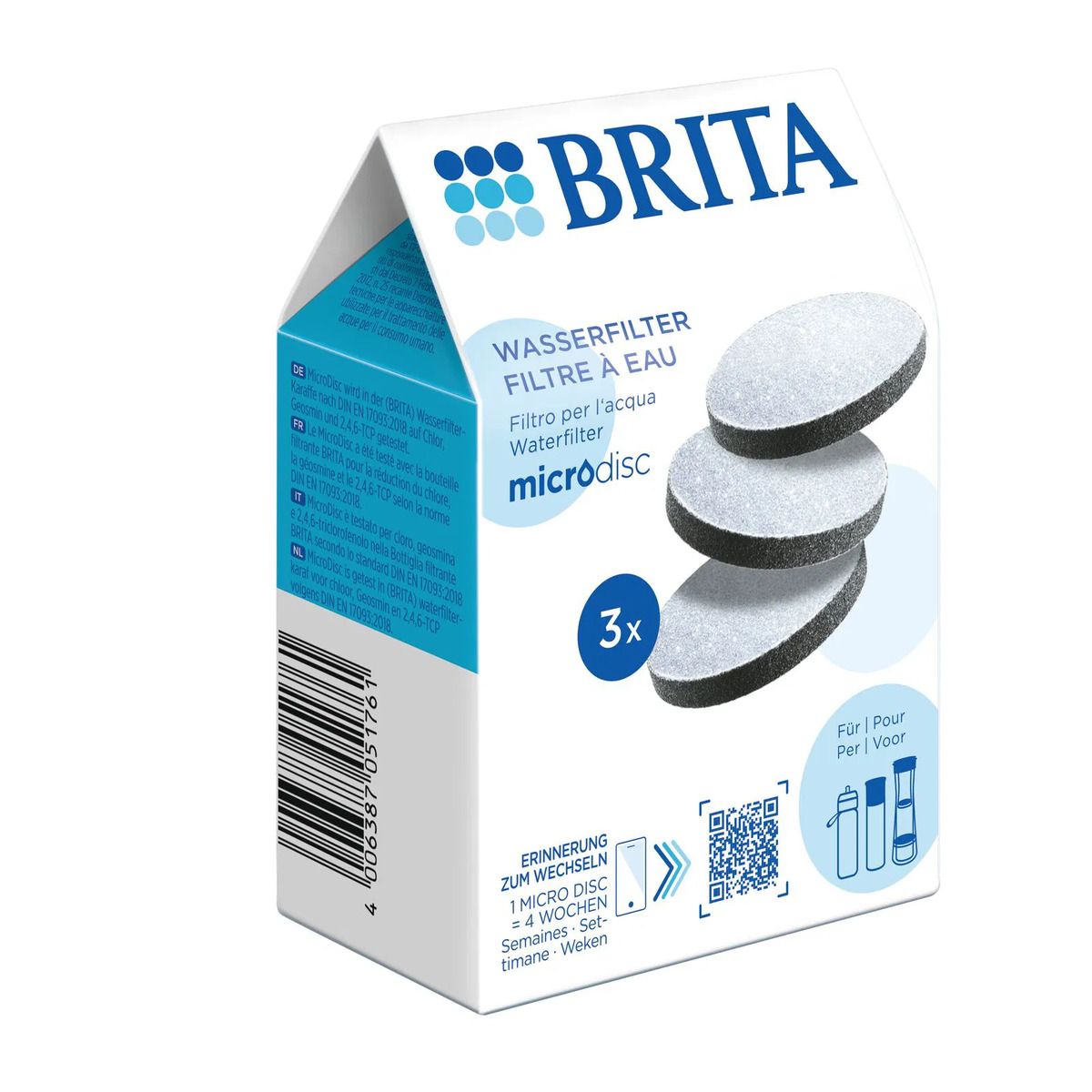 Köp Brita Micro Disc 3-pack Vit billigt på Med24.se
