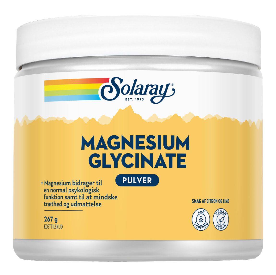 Köp Solaray Magnesium Glycinate - 267 g billigt på Med24.se