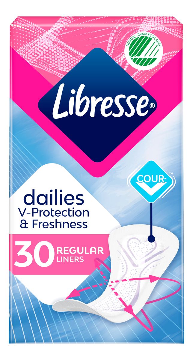 Köp Libresse Regular - 30 st på Med24.se