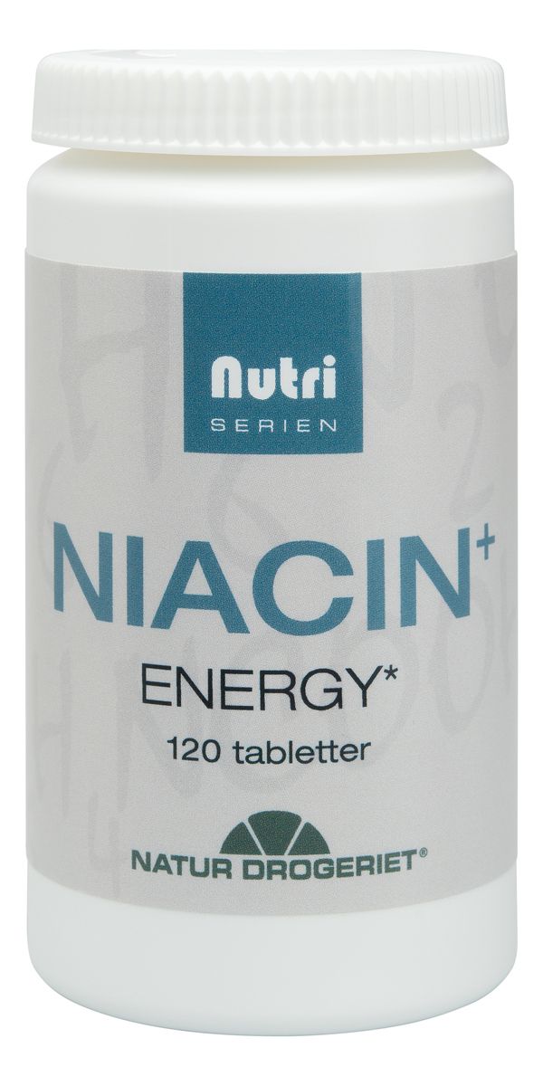 Köp Natur-Drogeriet Niacin+ Energy - 120 tabletter på Med24.se