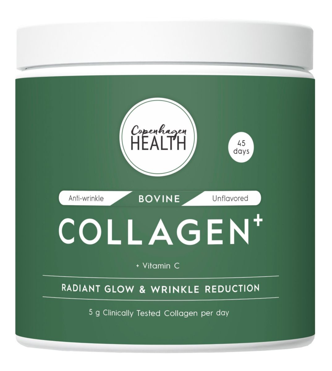 Köp Copenhagen Health Bovine Collagen+ (45 dagar) på Med24.se